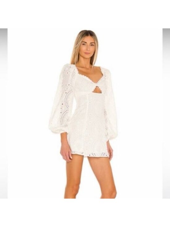 Runaway The Label | Dresses | Nwt Runaway The Label White Eyelet Off ...